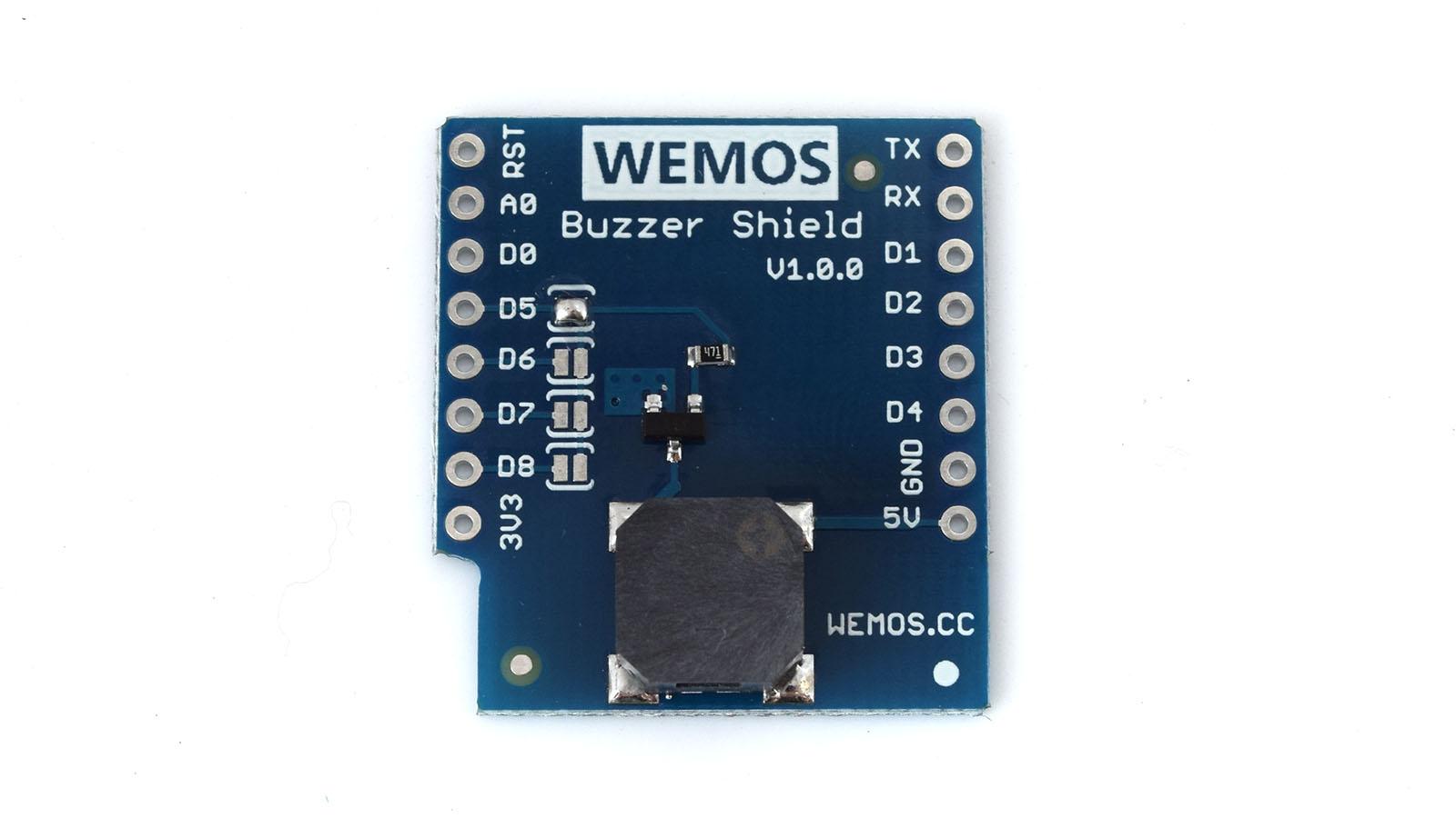 Wemos buzzer shield example - esp8266 learning